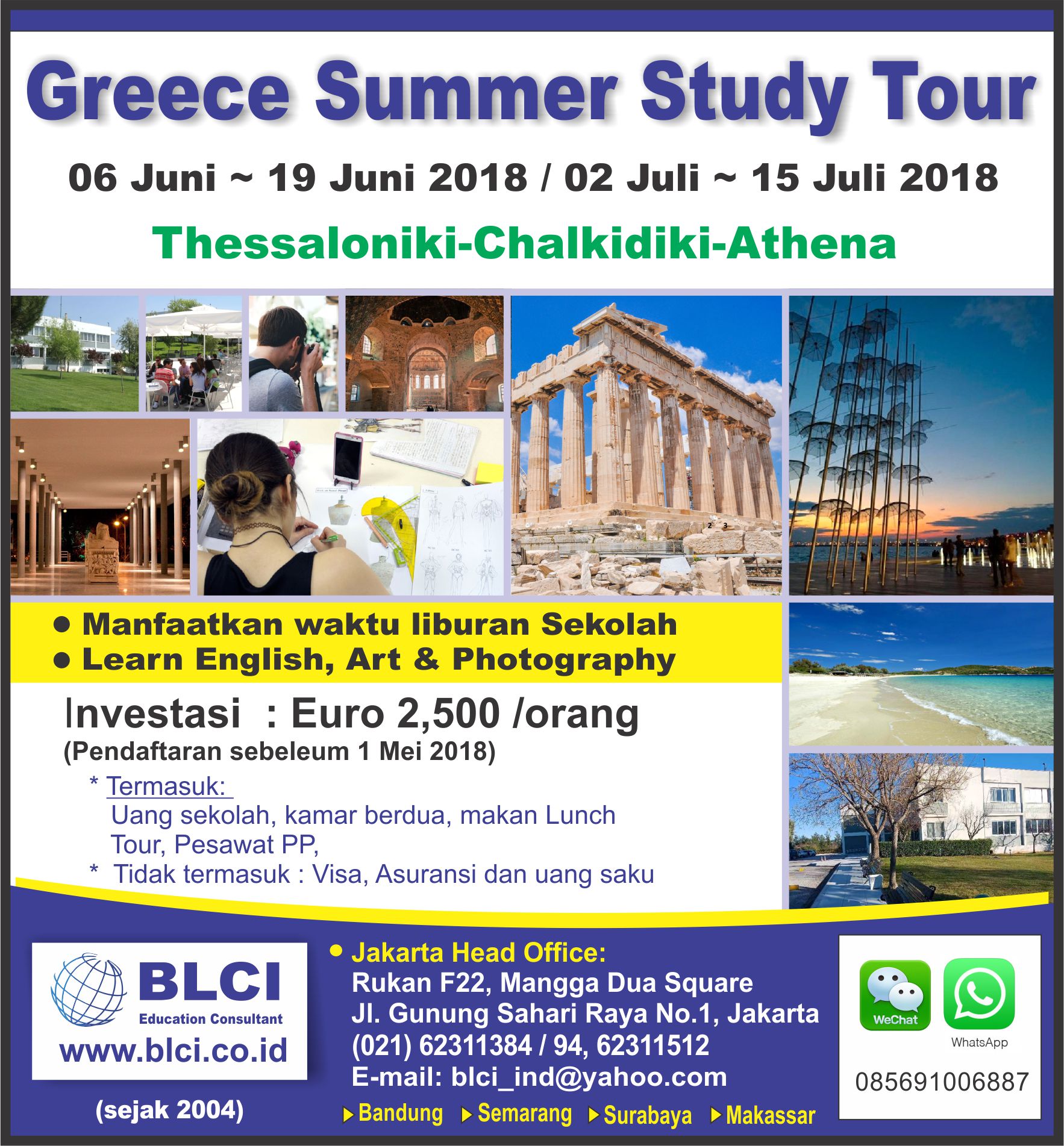 STUDY TOUR – BLCI Education
